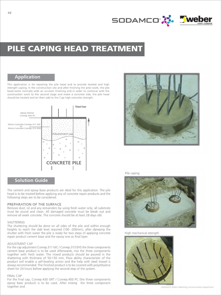 Pile_Caping_Head_Treatment.pdf | Deep Foundation | Epoxy