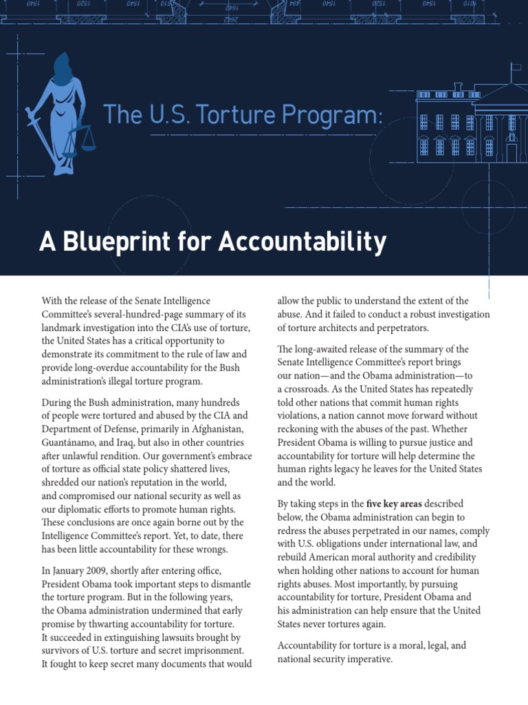 2014 12 10 Torture Accountability Blueprint Pdf Pdf Torture