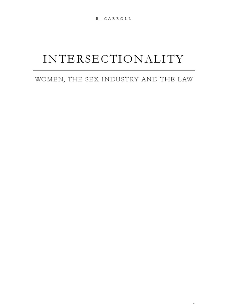 Intersectionality | PDF | Prostitution | Intersectionality