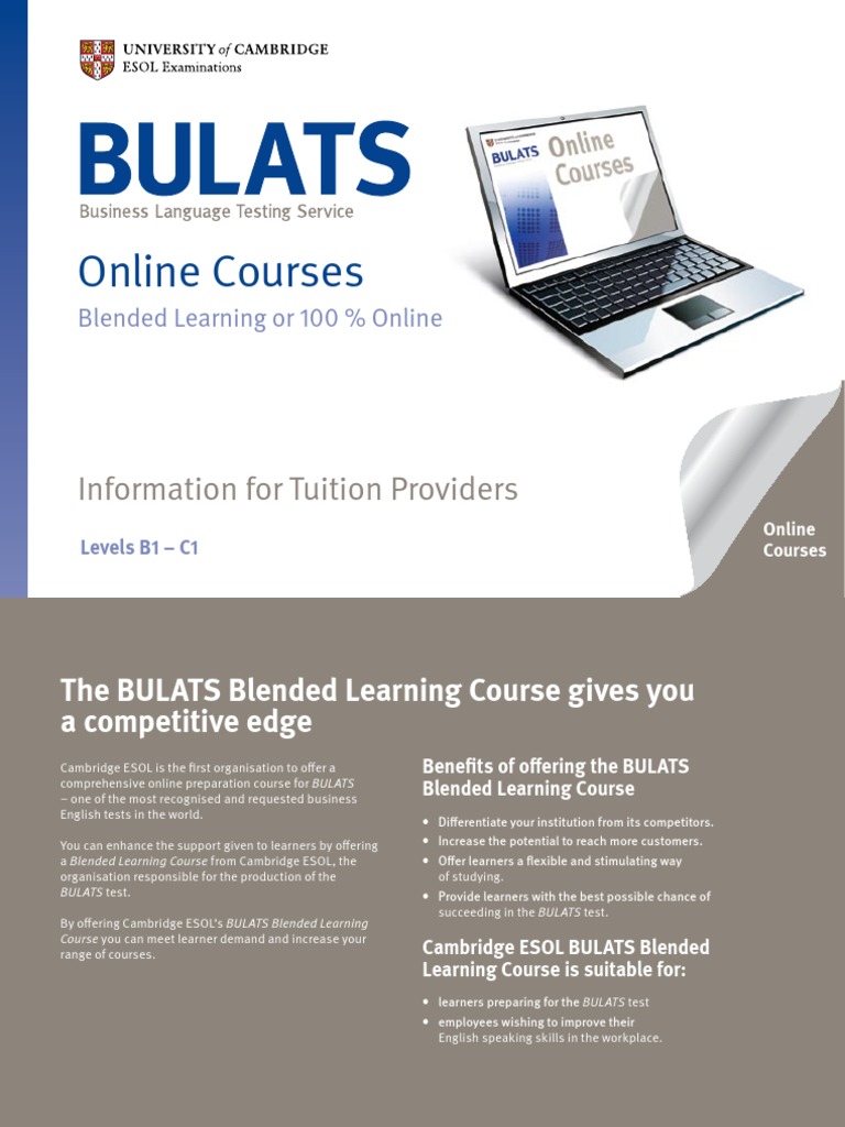 Bulats Brochure Webversion | PDF | Educational Technology | Multimedia