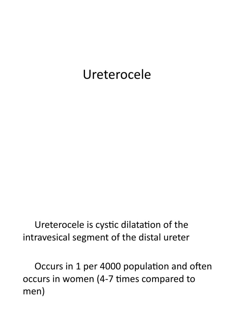 Ureterocele | PDF | Urinary Bladder | Urinary System