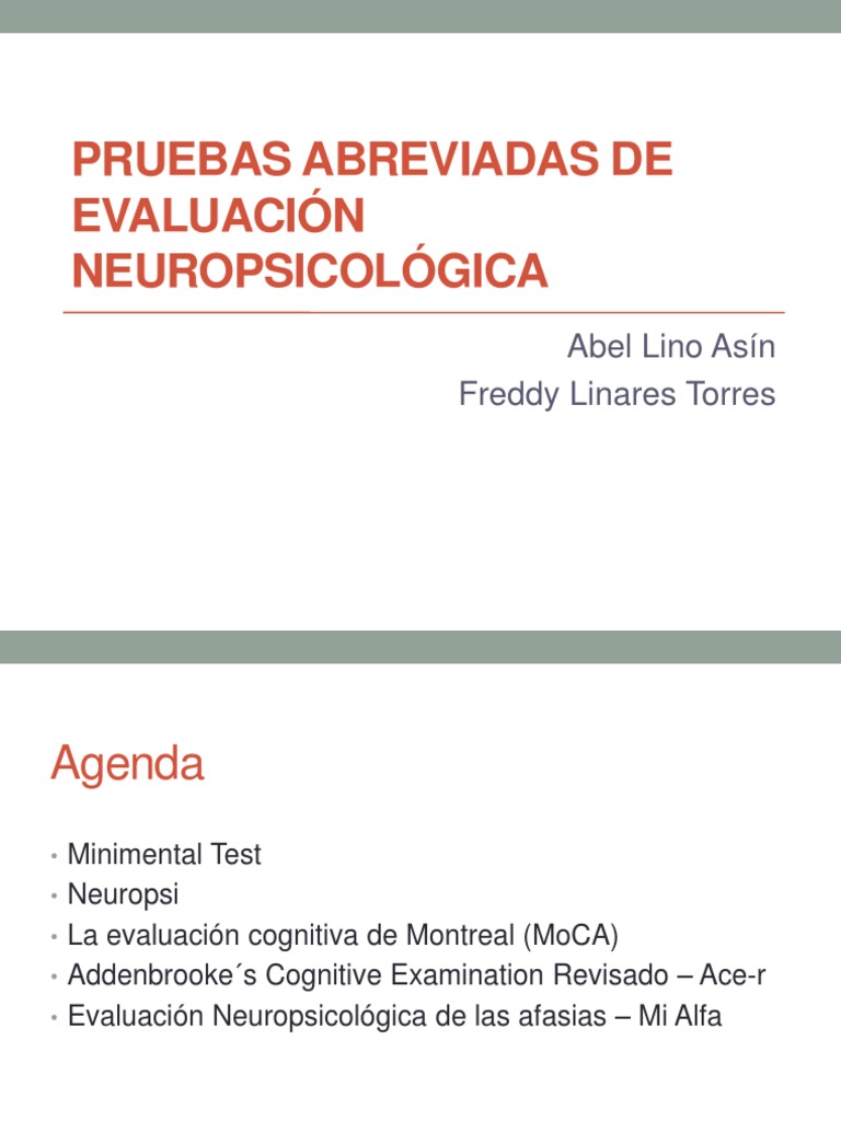 Test Moka | PDF | Lóbulo frontal | Memoria