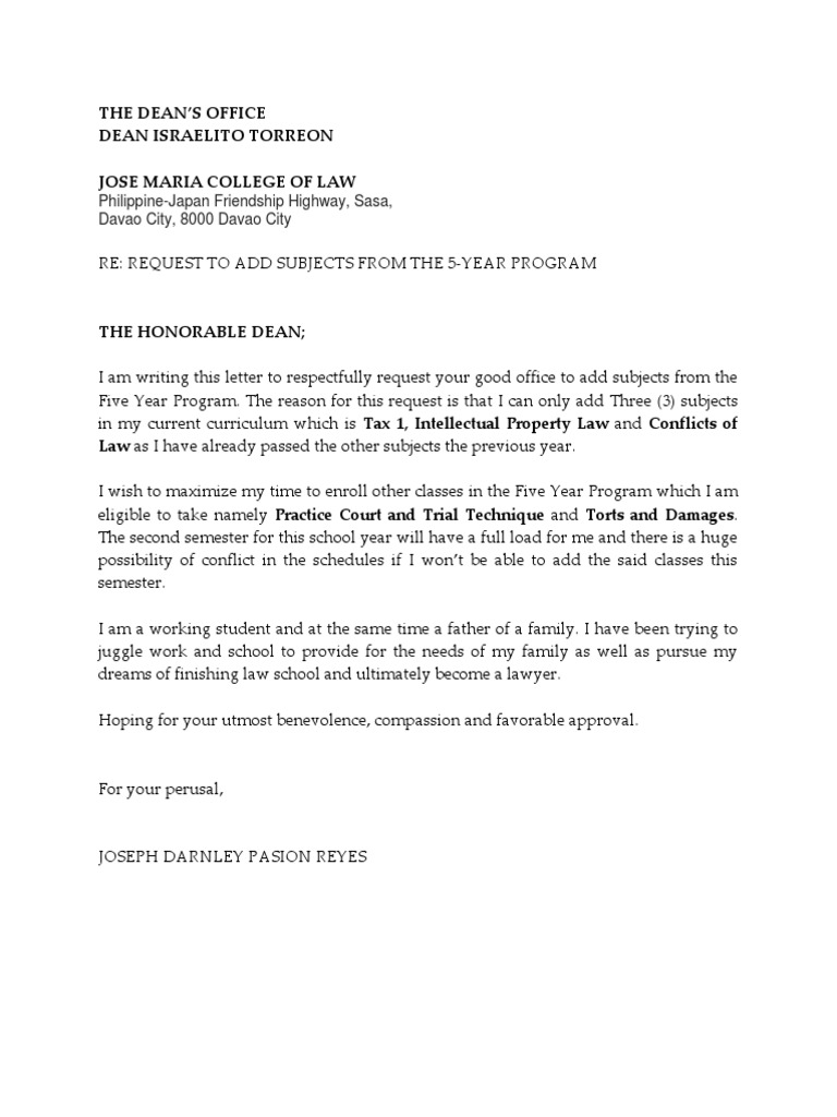 Letter of Disconnection | PDF