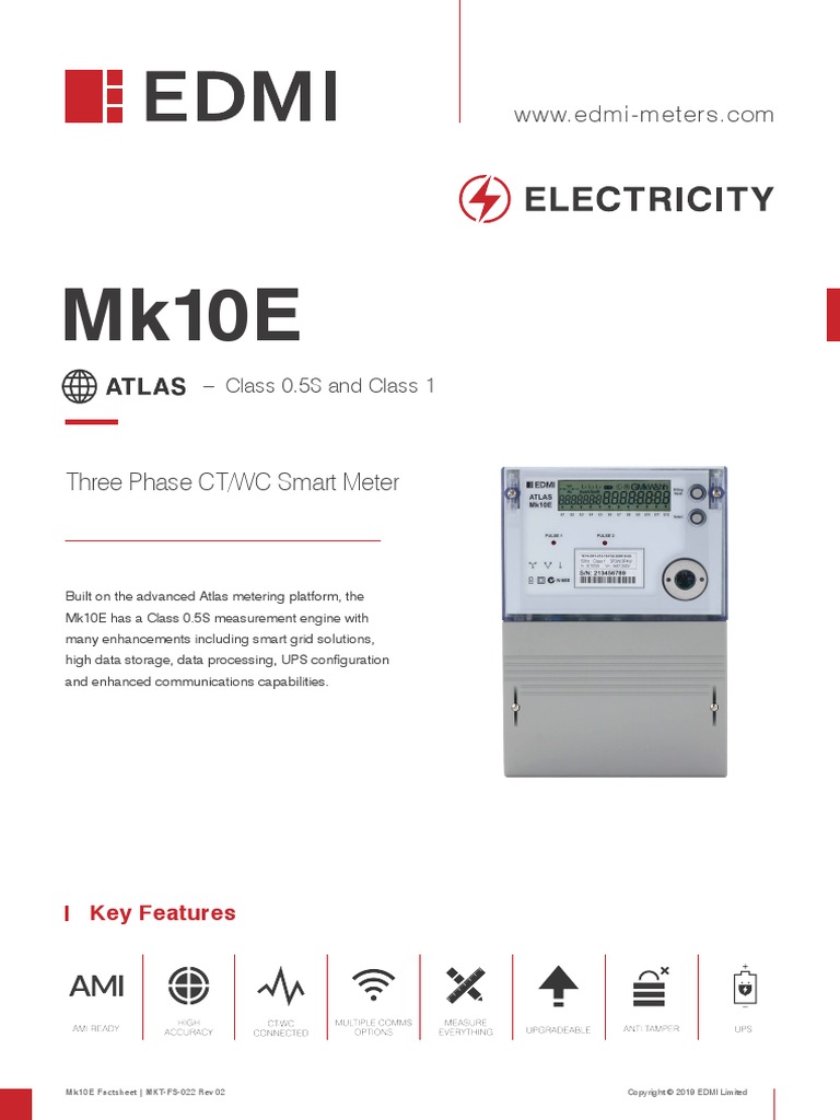 Katalog EDMI MK10E | PDF | Electricity | Electronic Engineering