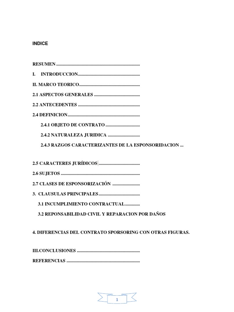 Contrato de Sponsoring | PDF | Patrocinador (Comercial) | Mecenazgo