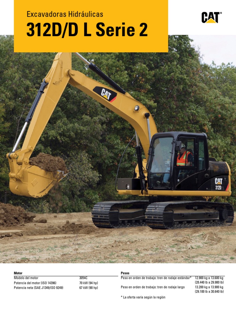 Catalogo Cat 312d 312d L Serie2 | PDF | Direccion | Software