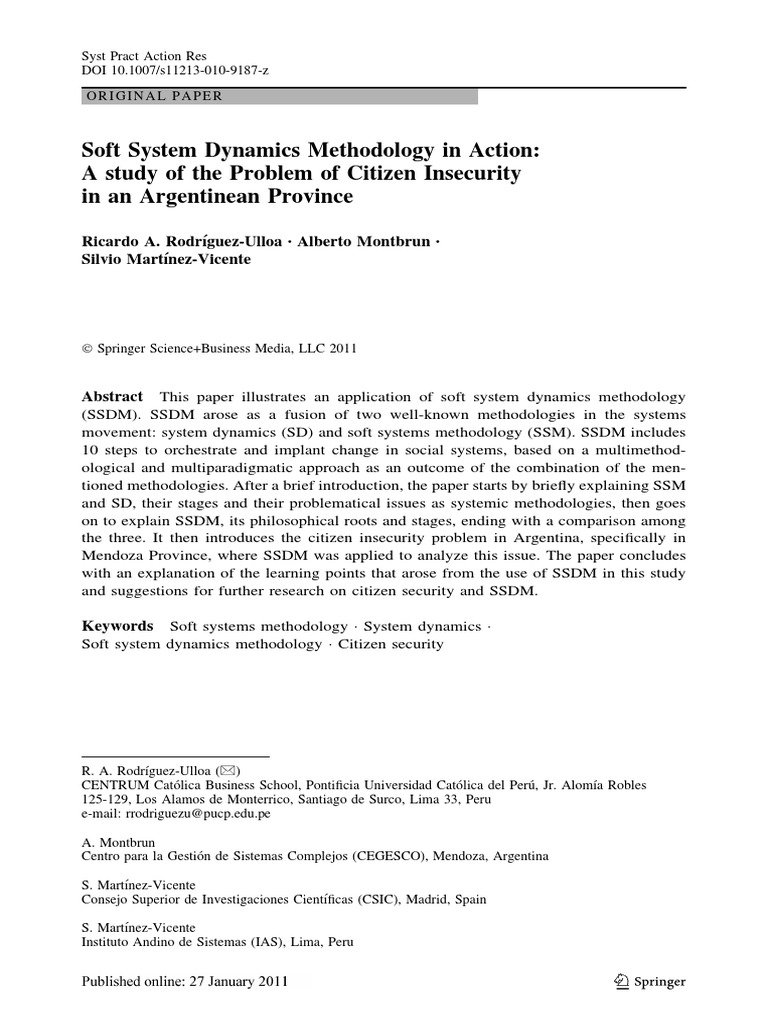 Soft System Dynamics Methodology in Action-1-24!1!12 | PDF | Reality | Causality