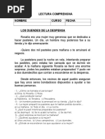 Lectura Comprensiva-El Sol | PDF