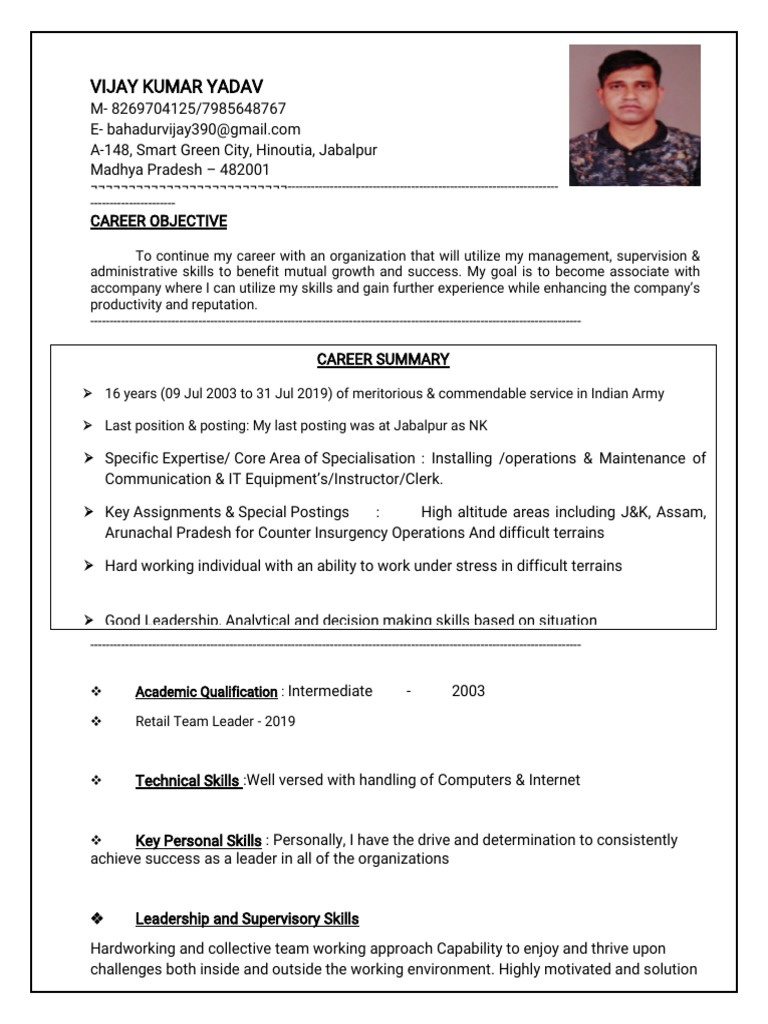 Vijay CV Final | PDF