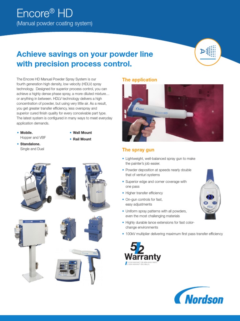 PWL5823 - Encore HD Manual Powder Coating System | PDF | Mechanical ...