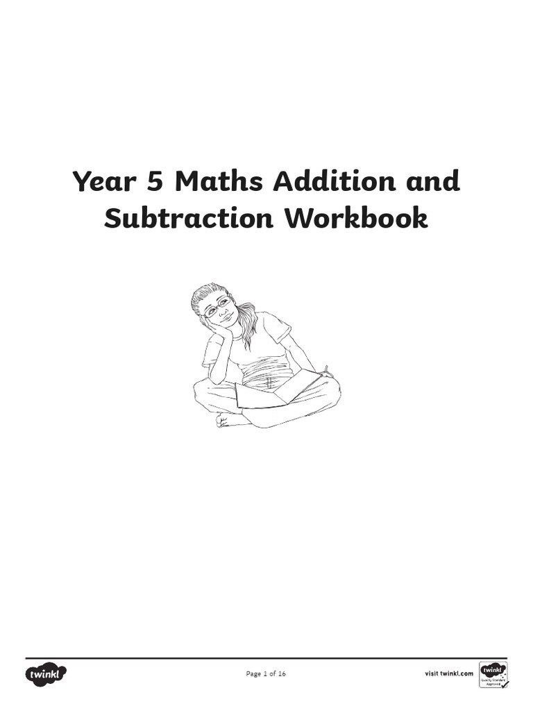 Year 5 Maths Addition and Subtraction Activity Booklet PDF | PDF