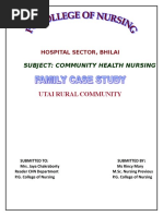 Community Health Nursing 1: A Family Case Study | PDF | Thorax | Ear