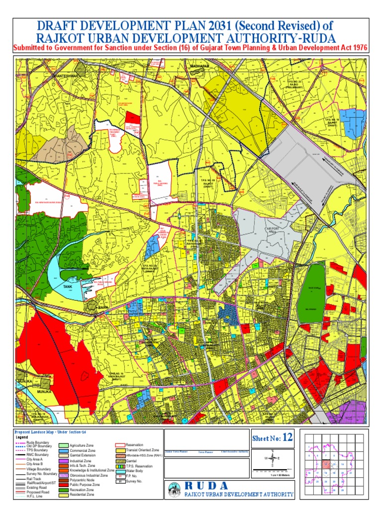 Rajkot Development Plan 2031 Draft | PDF