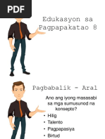 ESP-8-1st Quarter Final Exam With TOS and Answer Key | PDF