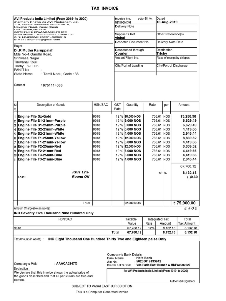 DR Bill PDF | PDF | Invoice | Public Finance