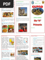 Triptico CUZCO | PDF