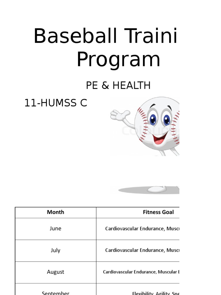 Baseball Training Program | PDF | Anatomical Terms Of Motion | Sports