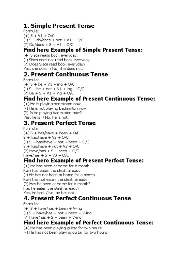 English Rules | PDF | Grammatical Tense | English Grammar