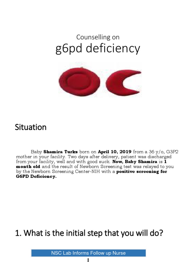 G6PD Deficiency Guide for Parents | PDF | Medical Specialties ...