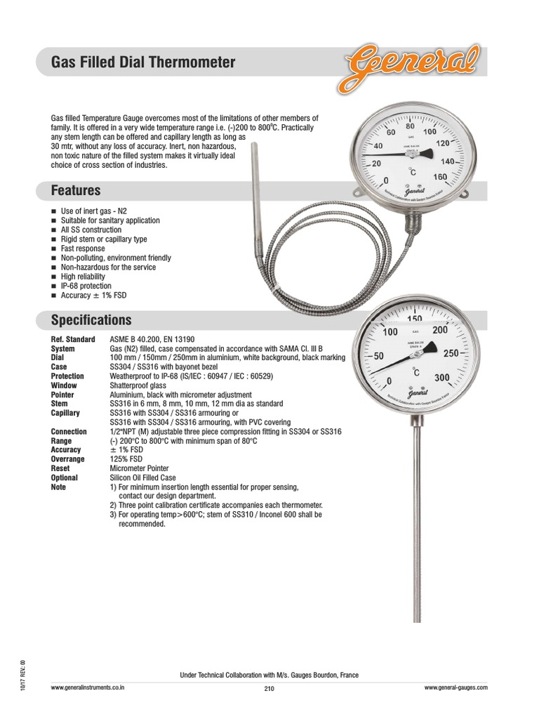 Gic-Tg Gas Filled | PDF | Stainless Steel | Gases