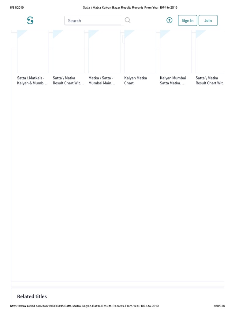 Kalyan Penal Panel Chart Record Matka Bazar | PDF