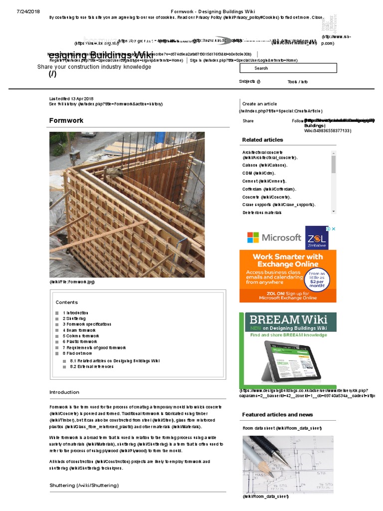 Formwork Design | PDF | Composite Material | Concrete