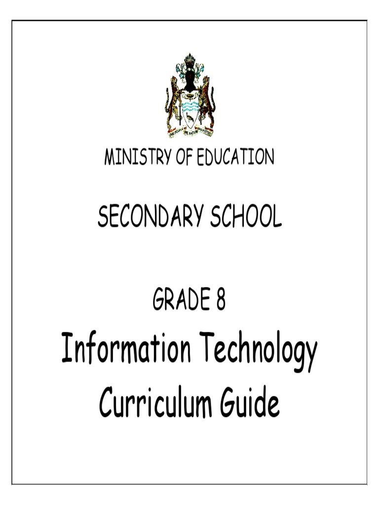Grade 8 IT Curriculum Guide | PDF | Computer Virus | Antivirus Software