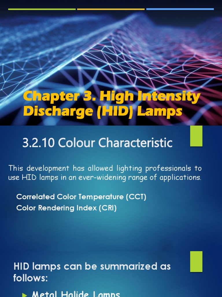 3 - High Intensity Discharge Lamps Part 3 | PDF | Lighting | Light