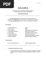 Katitikan NG Pulong (Example) | PDF