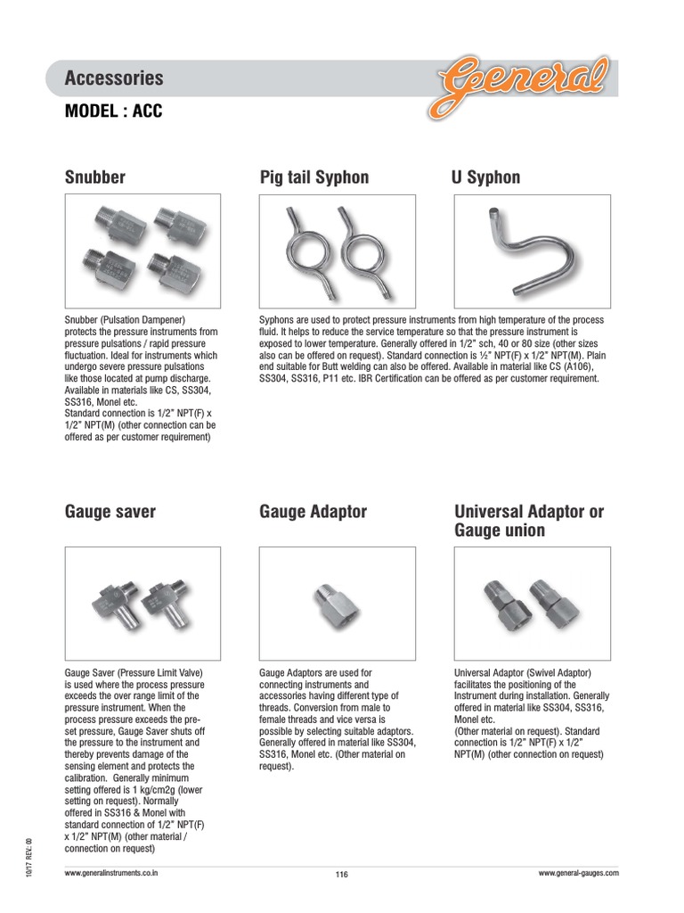 SNUBBER | PDF | Stainless Steel | Materials