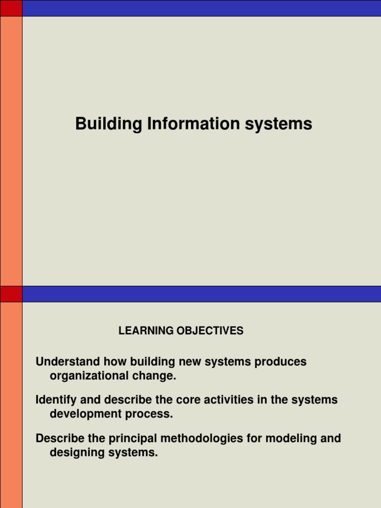 Building Information Systems-1 | PDF | Business Process | Software ...