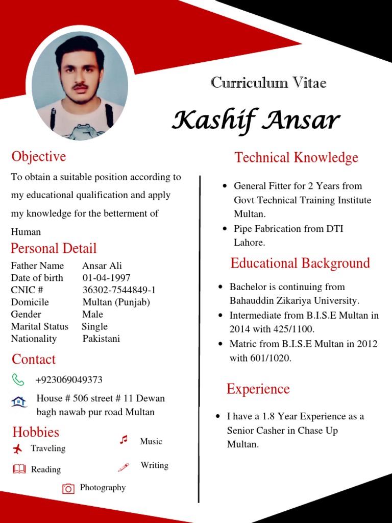 Kashif Ansar: Curriculum Vitae | PDF
