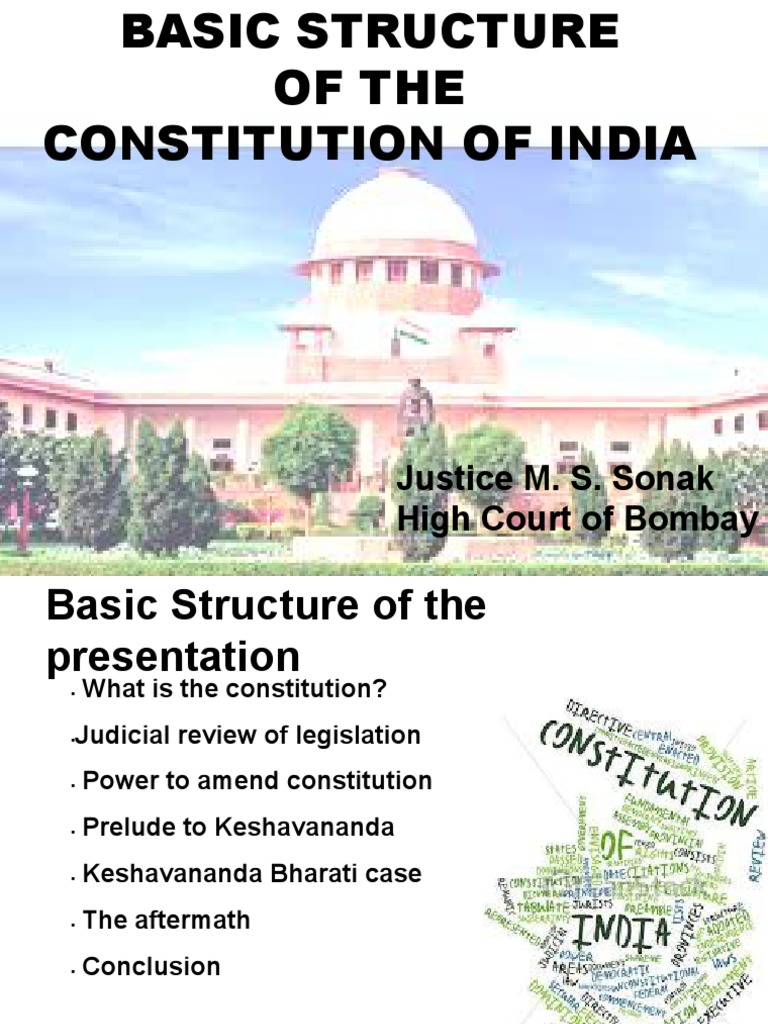 1.basic Structure of The Constitution of India | PDF | United States ...