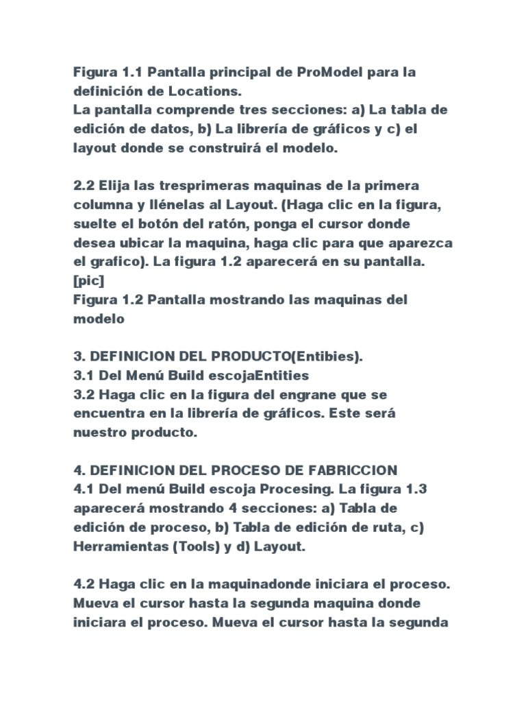 Promodel | PDF | Menú (Computación) | Software