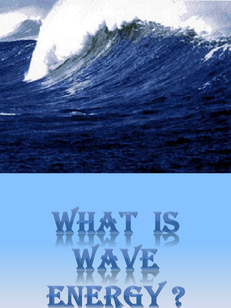 Wave Energy | PDF