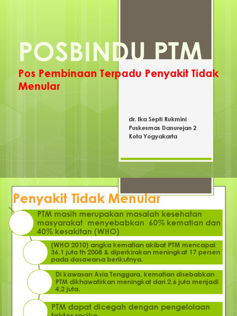 Posbindu PTM | PDF