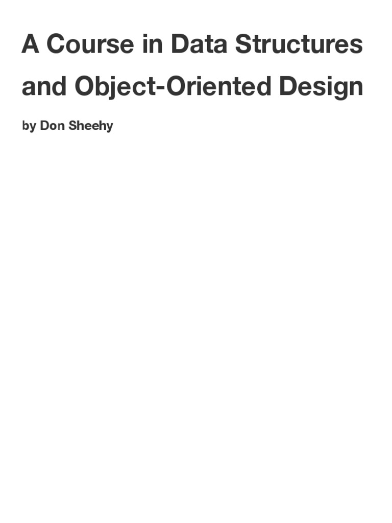 Python Data Structures Pdf Class Computer Programming