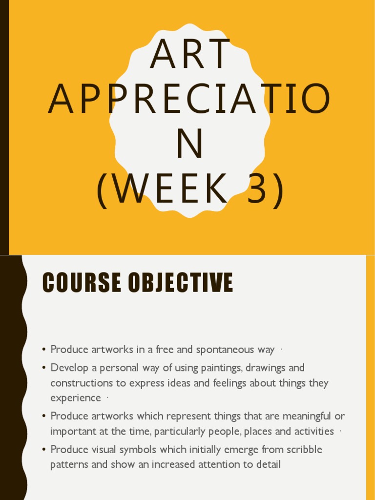 Week 3 ArtApp | PDF | Paintings | Drawing