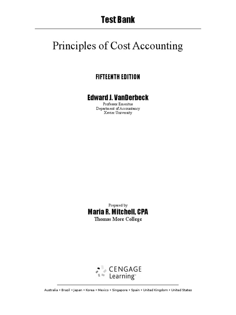 00 Test Bank Title Page | PDF