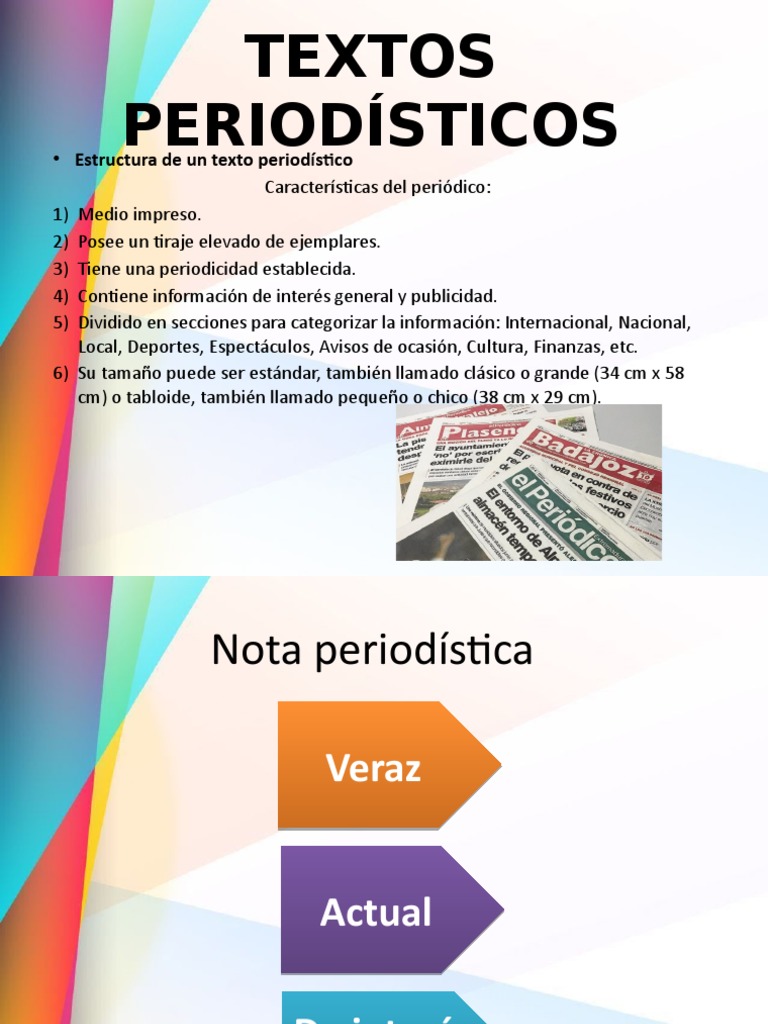 Textos Periodísticos | PDF