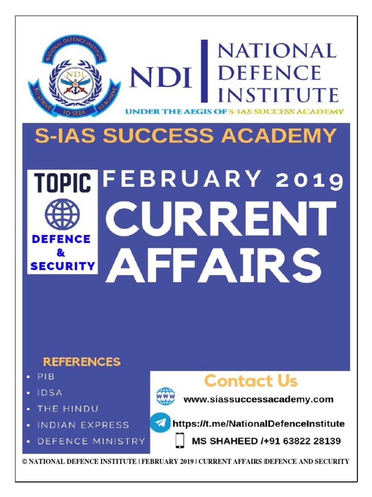 February 2019 Defence | PDF | National Security | Government