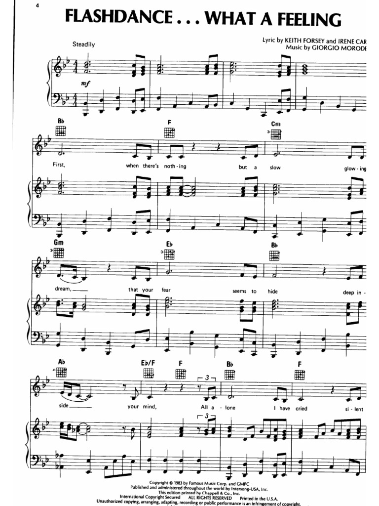 Flashdance (What A Feeling) | PDF