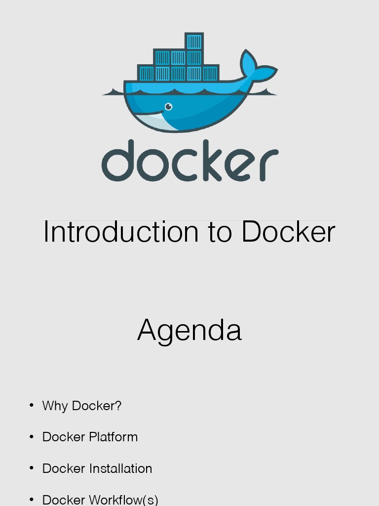 Introduction to Docker Basics and Workflows | PDF | Computers