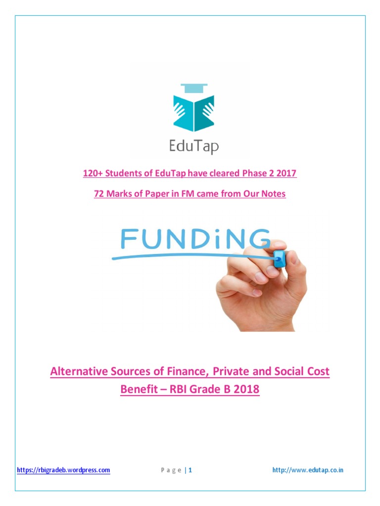 EduTap Finance Notes | PDF | Factoring (Finance) | Franchising