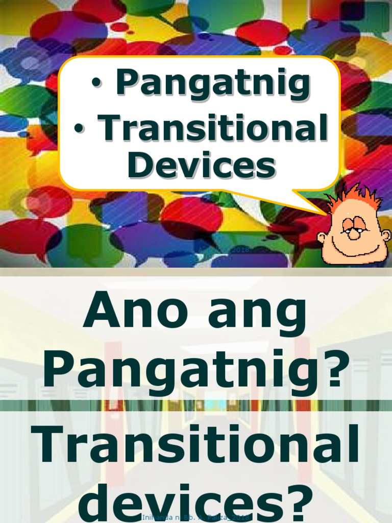 Aralin 1.1 Pangatnig Transitional Devices | PDF