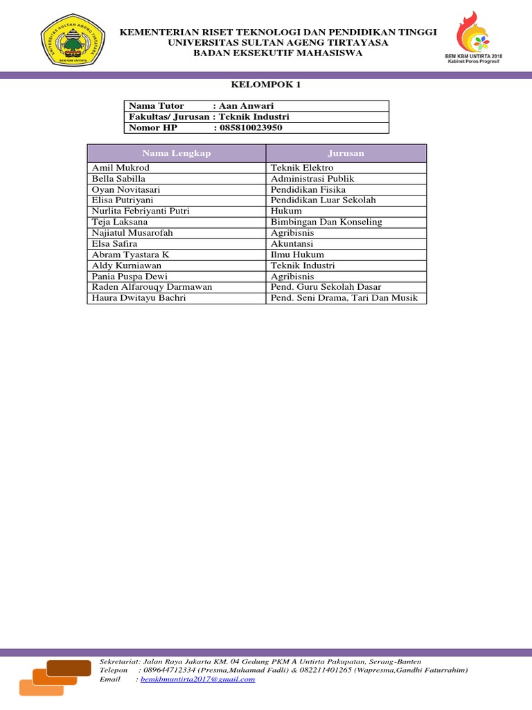 Kelompok Maba | PDF