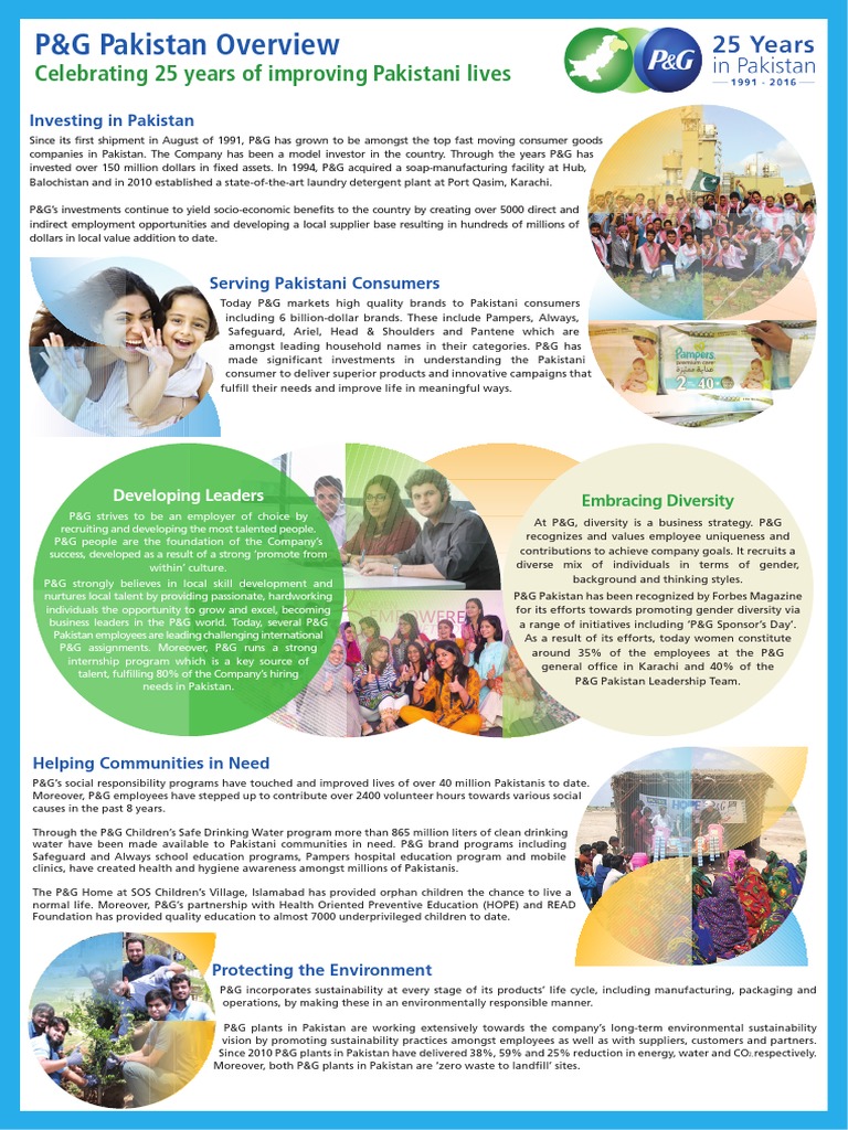 PG Pakistan Overview | PDF | Procter & Gamble | Pakistan