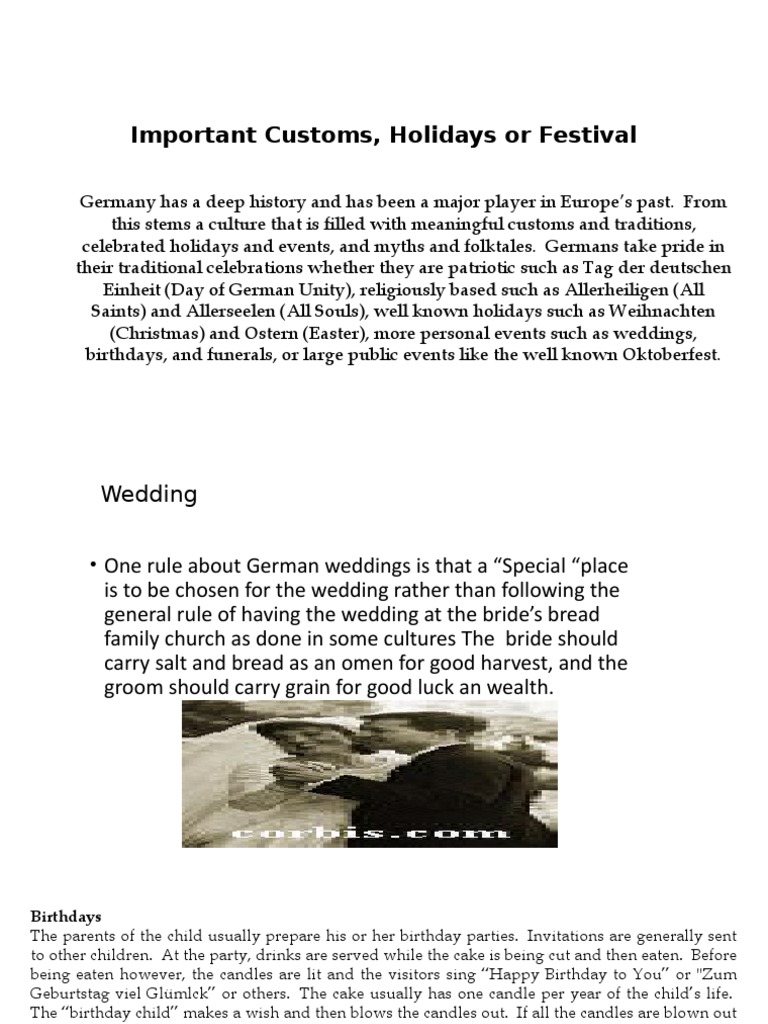 Important Customs, Holidays or Festival | PDF | Cinderella | Easter