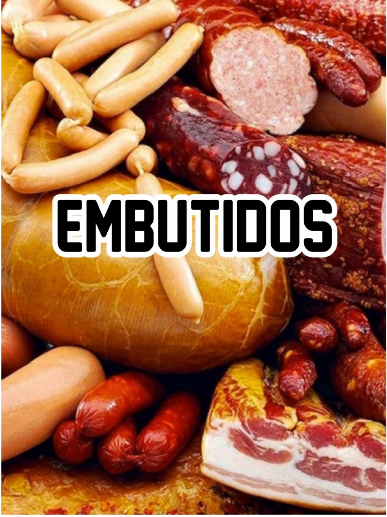 Tipos de embutidos y su preparación | PDF | Carne molida | Carne