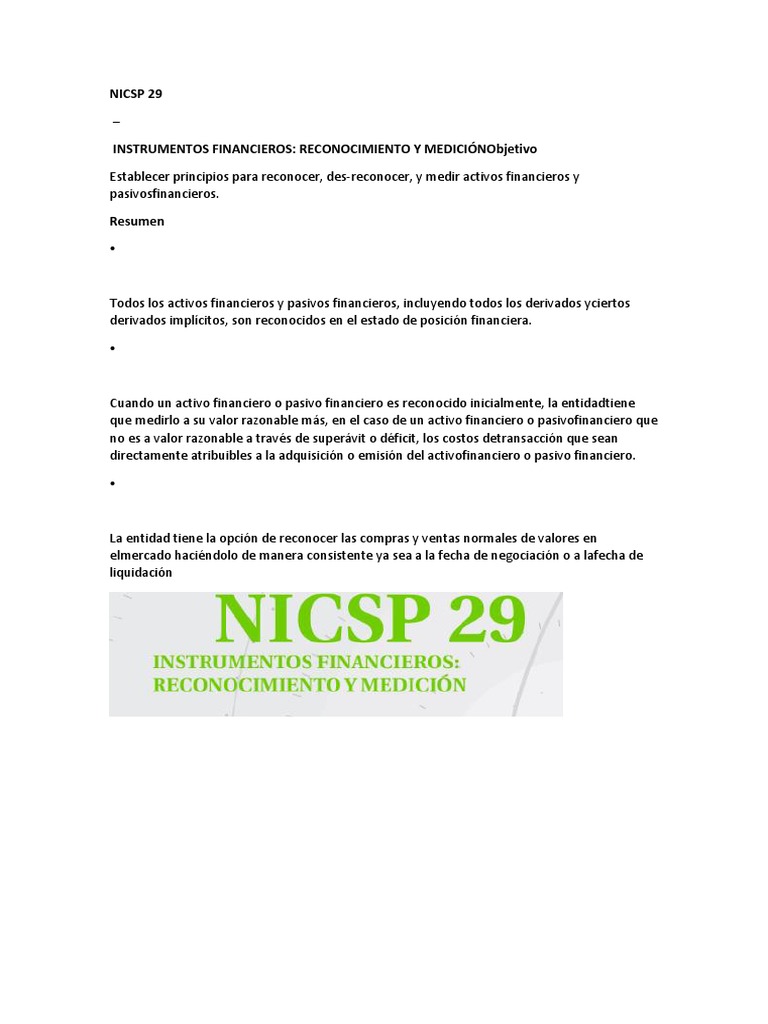 Nicsp 29 | PDF
